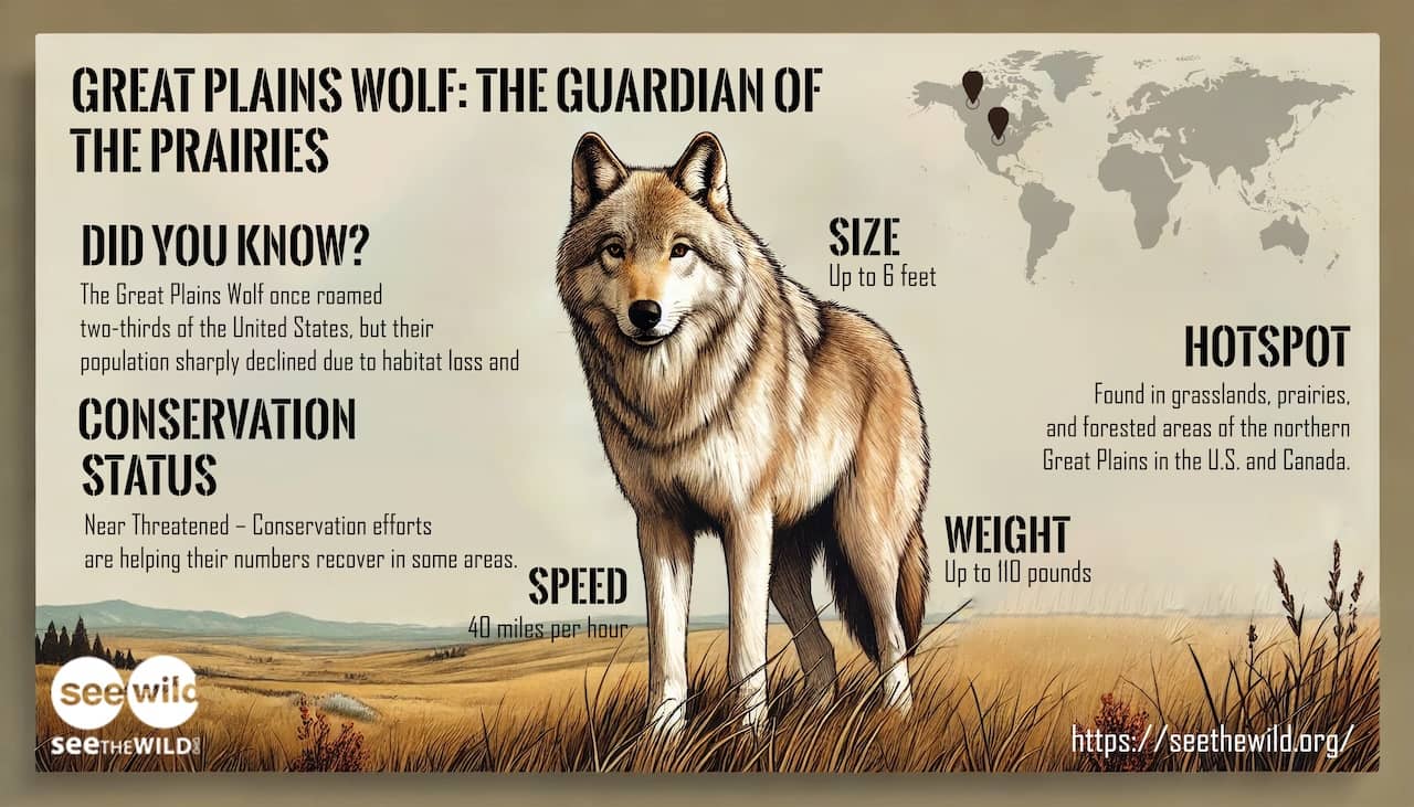 Great Plains Wolf: Habitat, Behavior, and Conservation| See The Wild